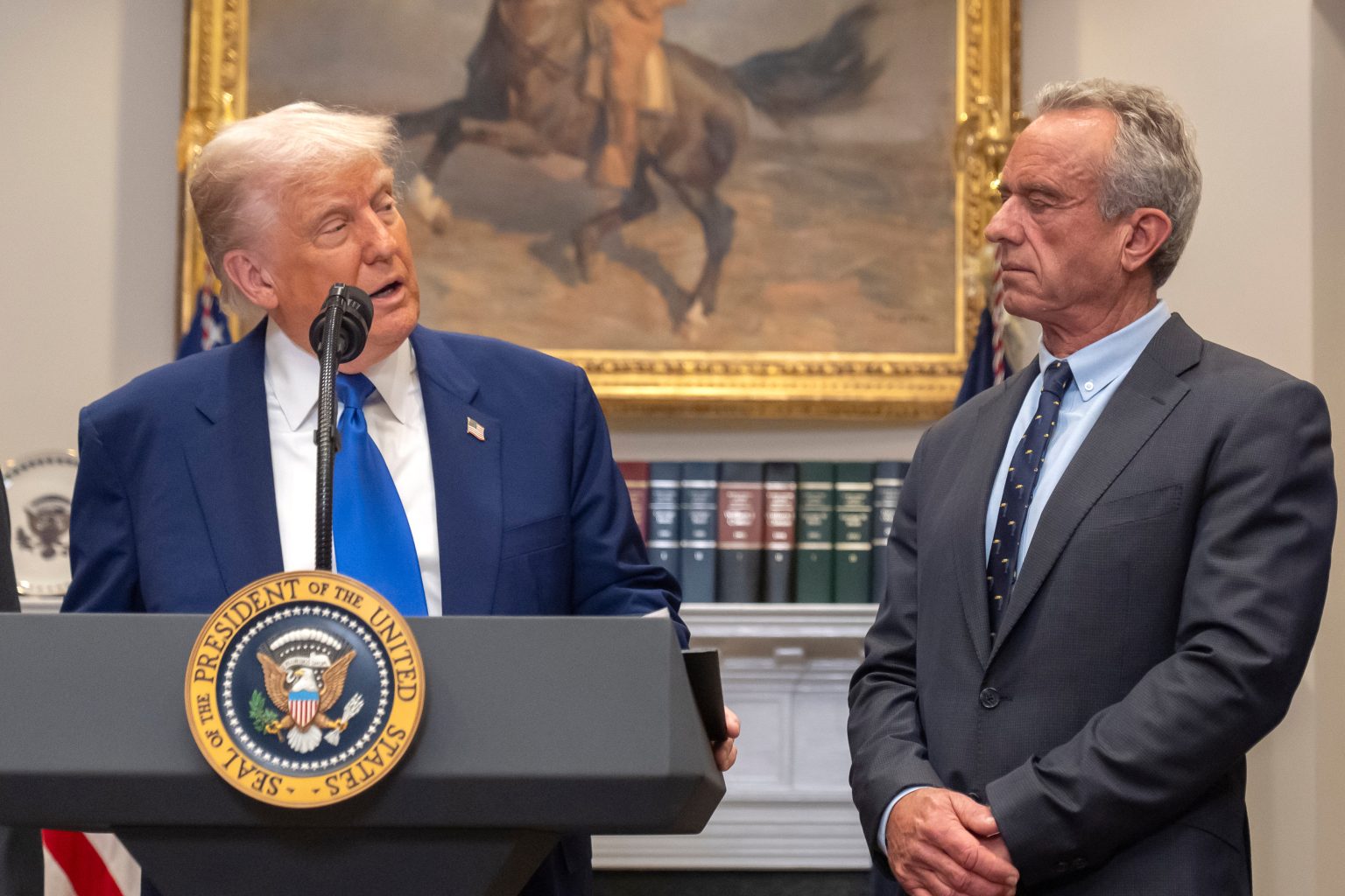 Trump is checked for lower leg swelling and diagnosed with a common ...